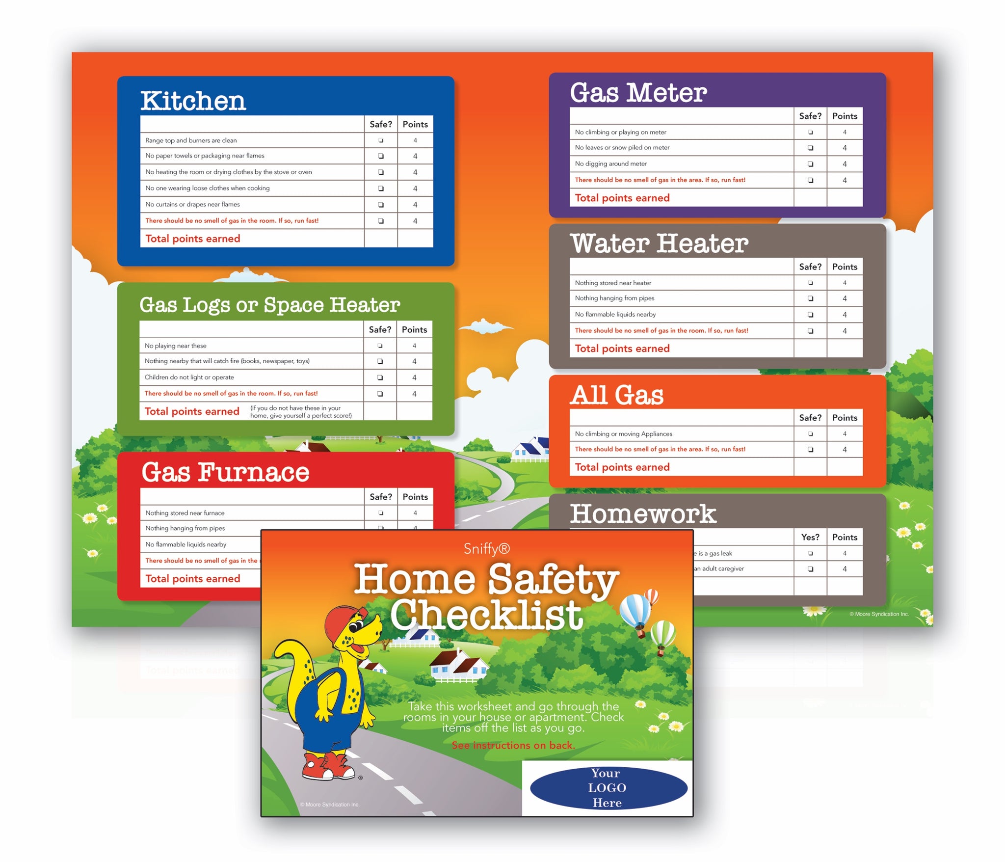 Natural Gas Safety Checklist With Logo (6940) – Moore Syndication Store