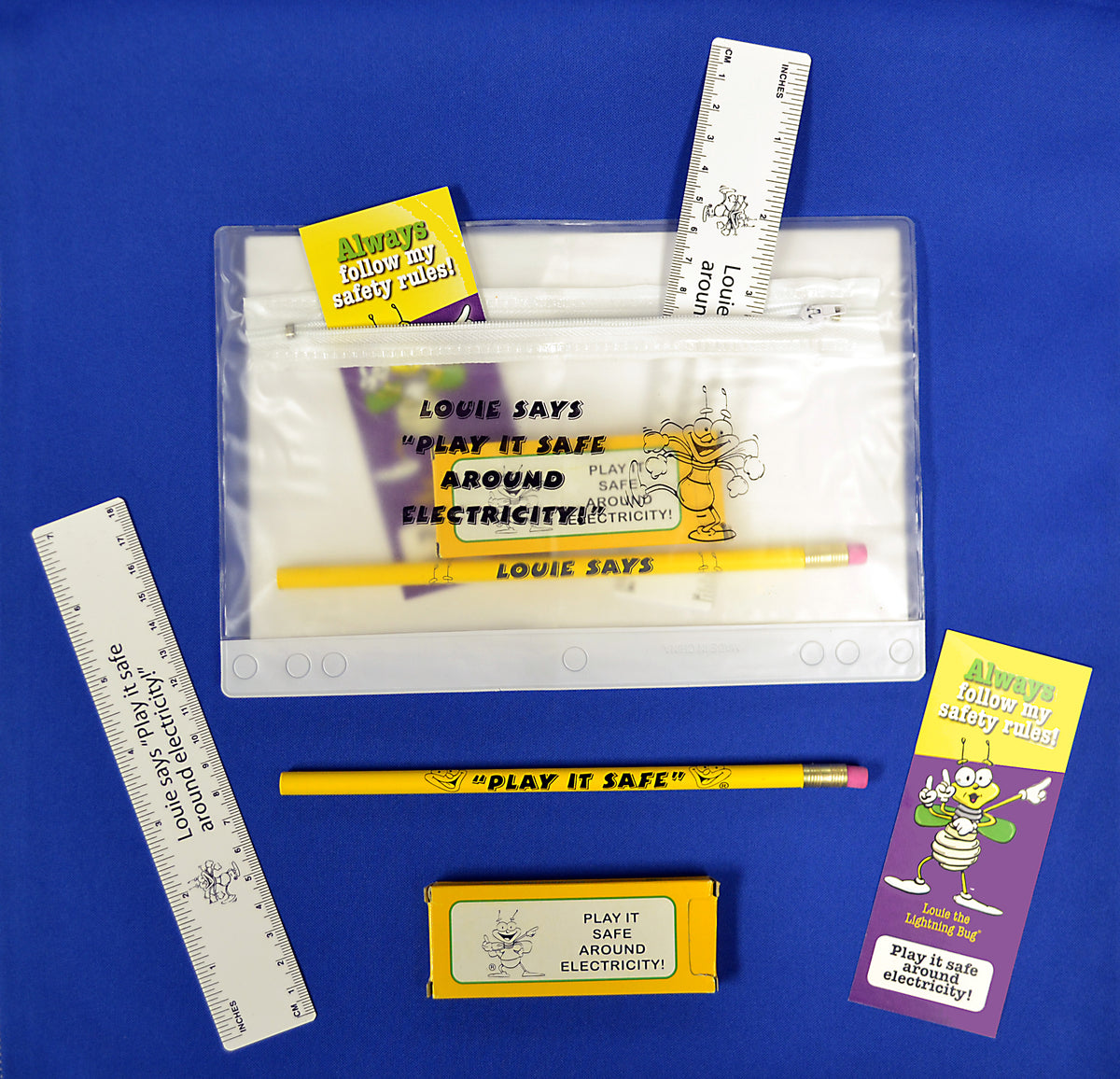 Stuffed Louie School Binder Pouch WITH LOGO, pack of 50 (2841) – Moore ...